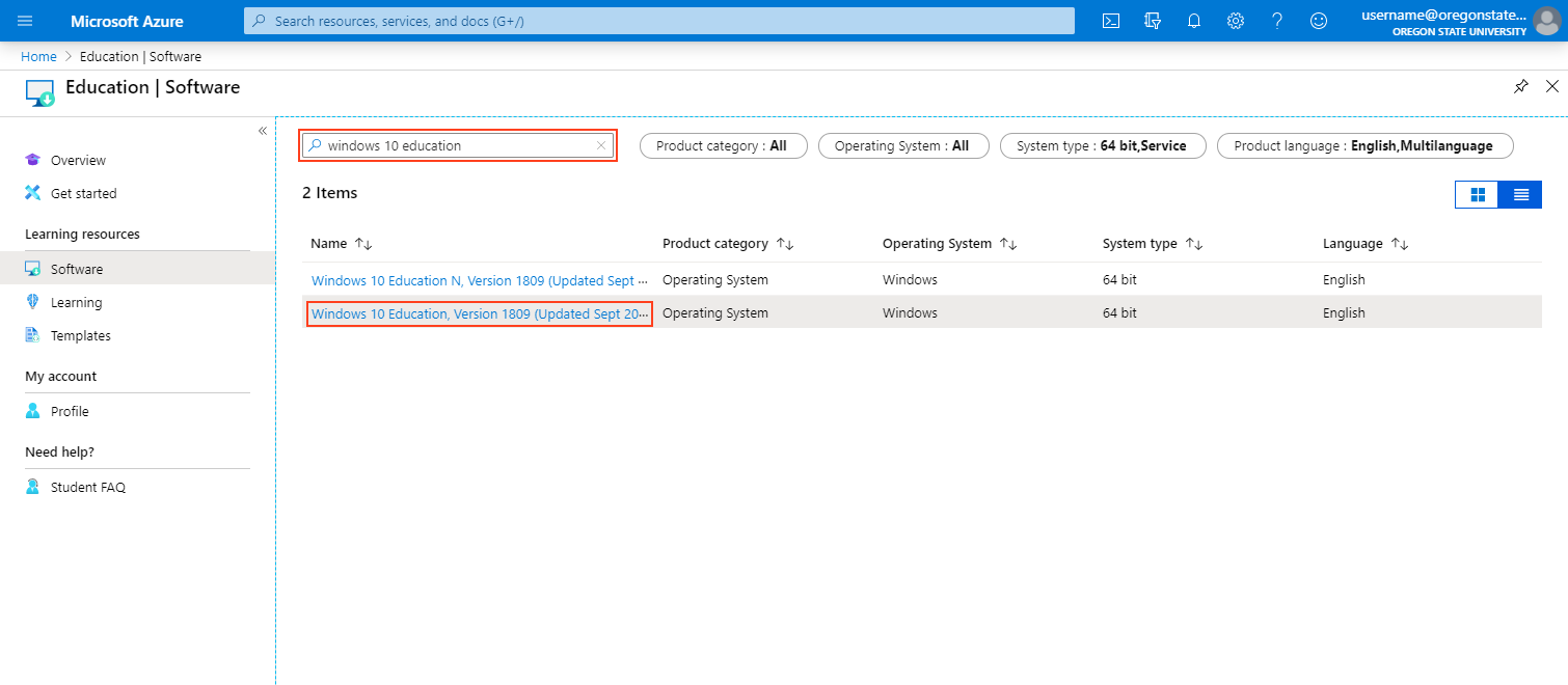 Microsoft Azure Dev Tools | Information Technology and Computing ...