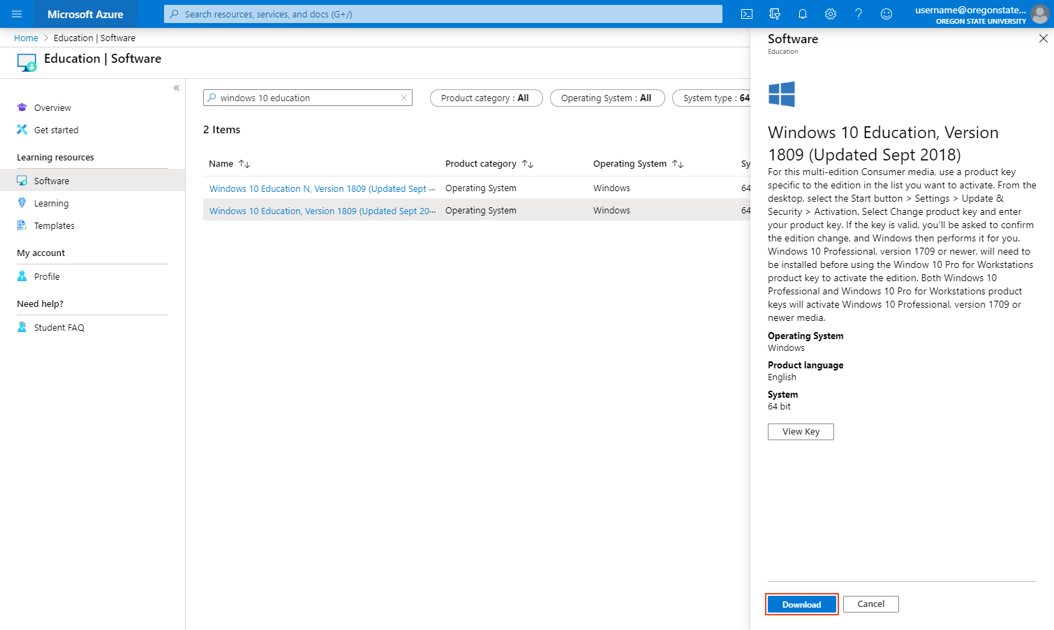 Microsoft Azure Dev Tools | Information Technology and Computing ...